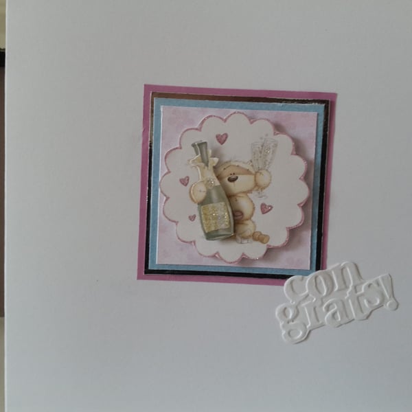 Cute congratulations card - Folksy