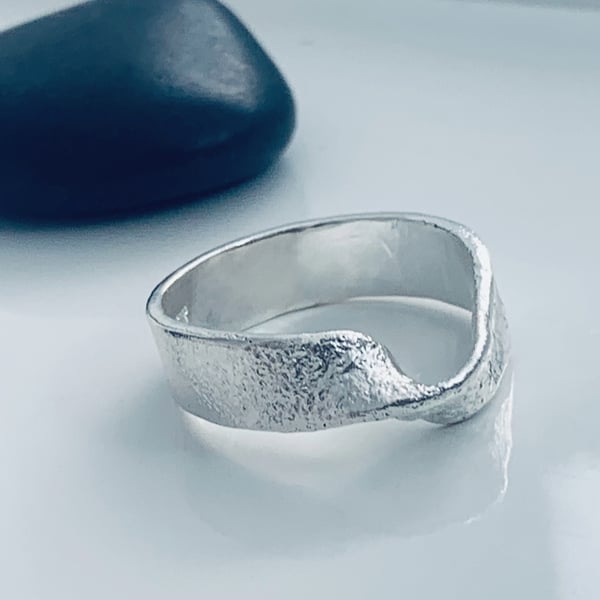 Handmade rings - sterling silver on Folksy