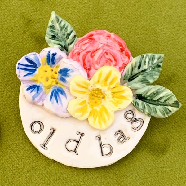 Insult Flowers Pretty Swearing or Rude Brooch B... - Folksy