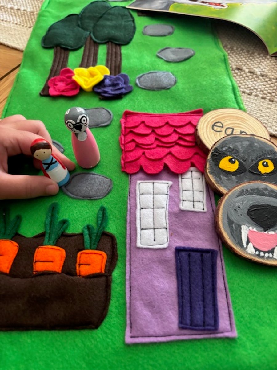 Little Red Riding Hood play set - Folksy