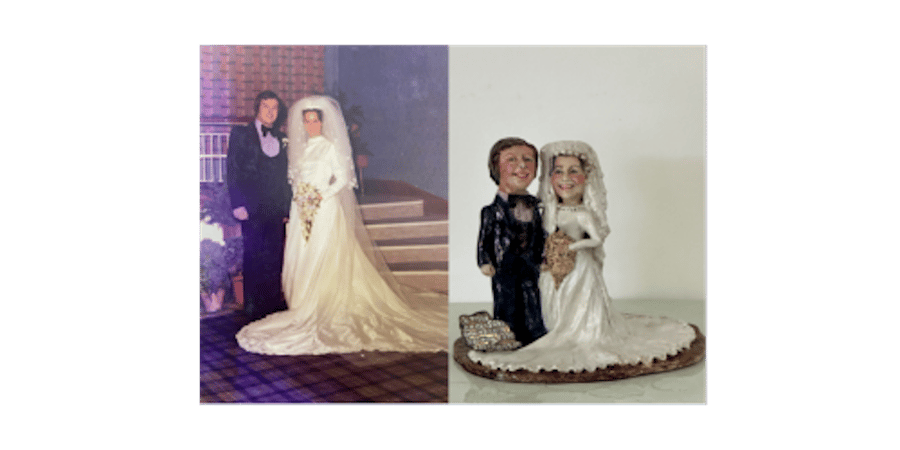 3D Ceramic portrait commissions from Photos From - Folksy