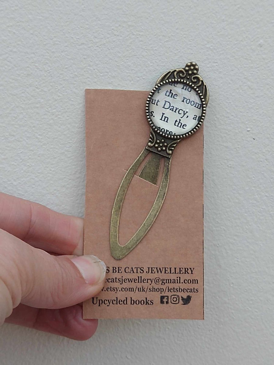 Pride and Prejudice Mr Darcy bookmark from an u... - Folksy
