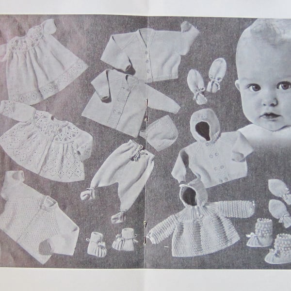 Vintage Baby Knitting Pattern Book - Folksy