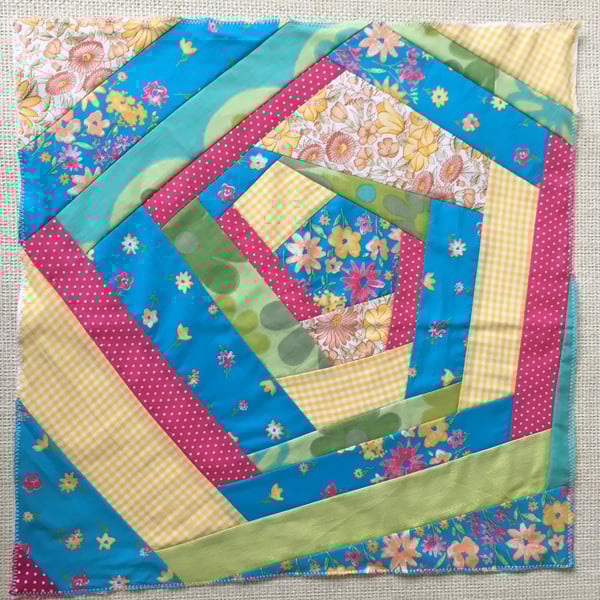 Crazy Patchwork Panel - Folksy