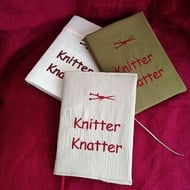 Knitting Notebook and Cover - Folksy