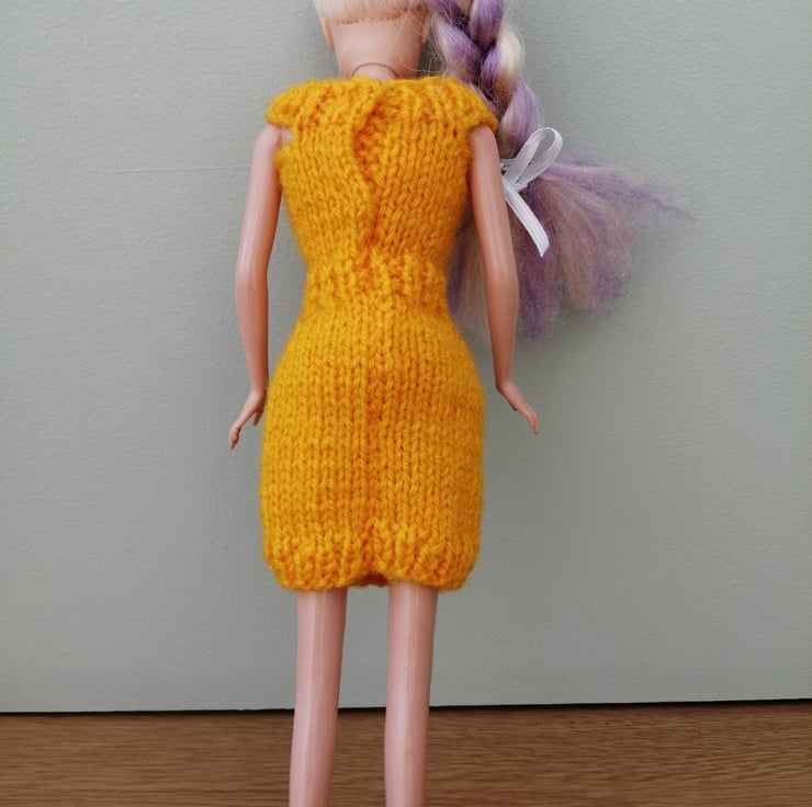 Set of hand knitted items for a teenage doll - Folksy
