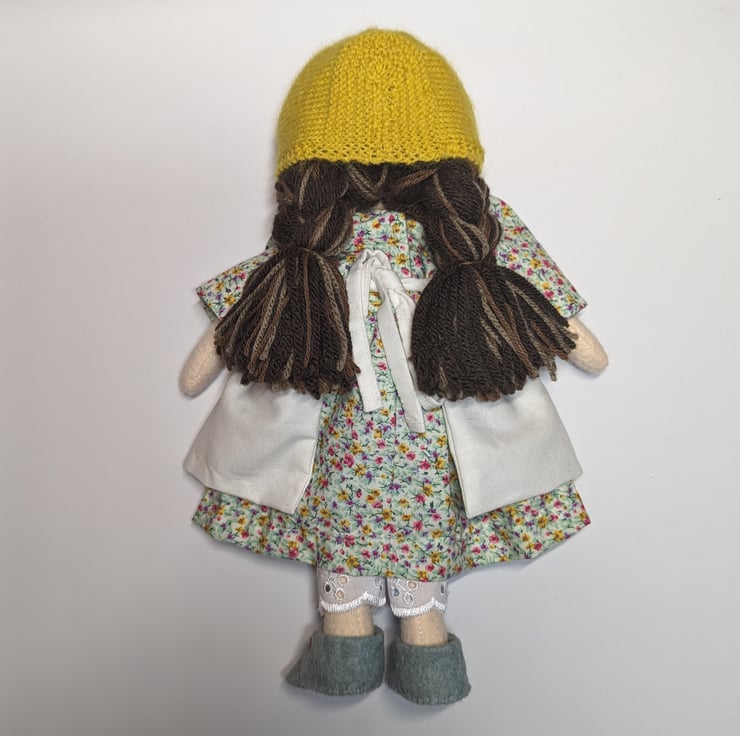 One of a kind handmade decorative doll, rag dol... - Folksy