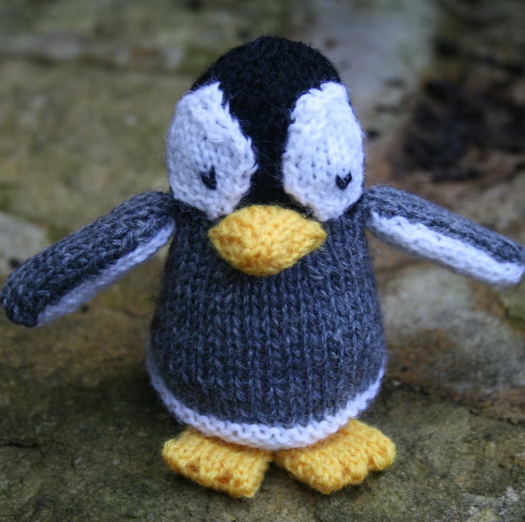 Knitting PDF Pattern - Perceval and Peppy Pengu... - Folksy