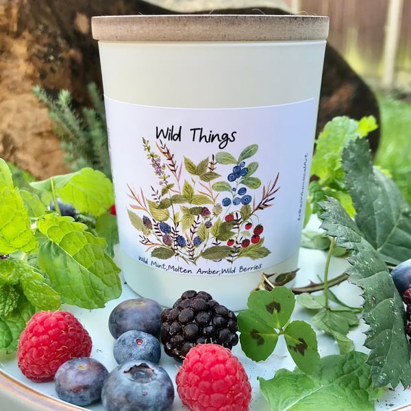 Wild Things Scented Candle, Beautiful Scented C... - Folksy
