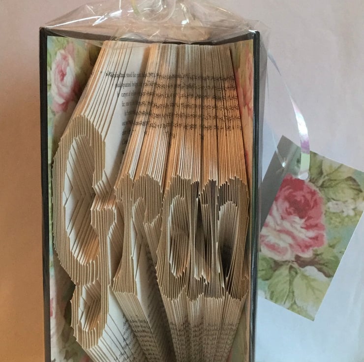 Gran Book Fold,Gift for Gran,Gift for Granny,Gi... - Folksy