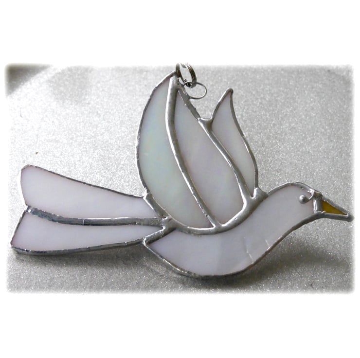 Dove Suncatcher Stained Glass Peace 035 - Folksy
