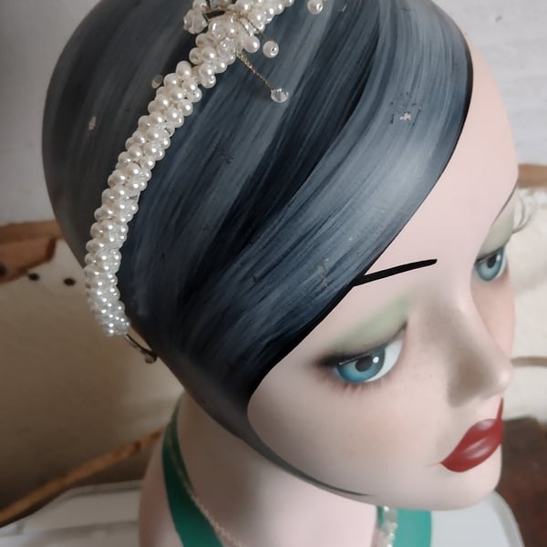 Wedding Gilt Hair Tiara Band Blank 5mm Bridal P... - Folksy