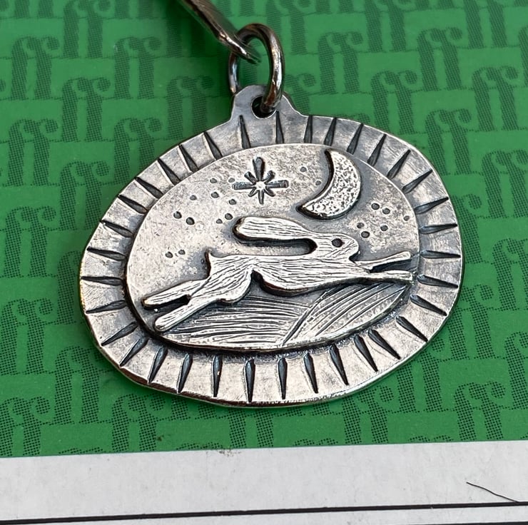 Sterling Silver Hare Bookmark - Folksy