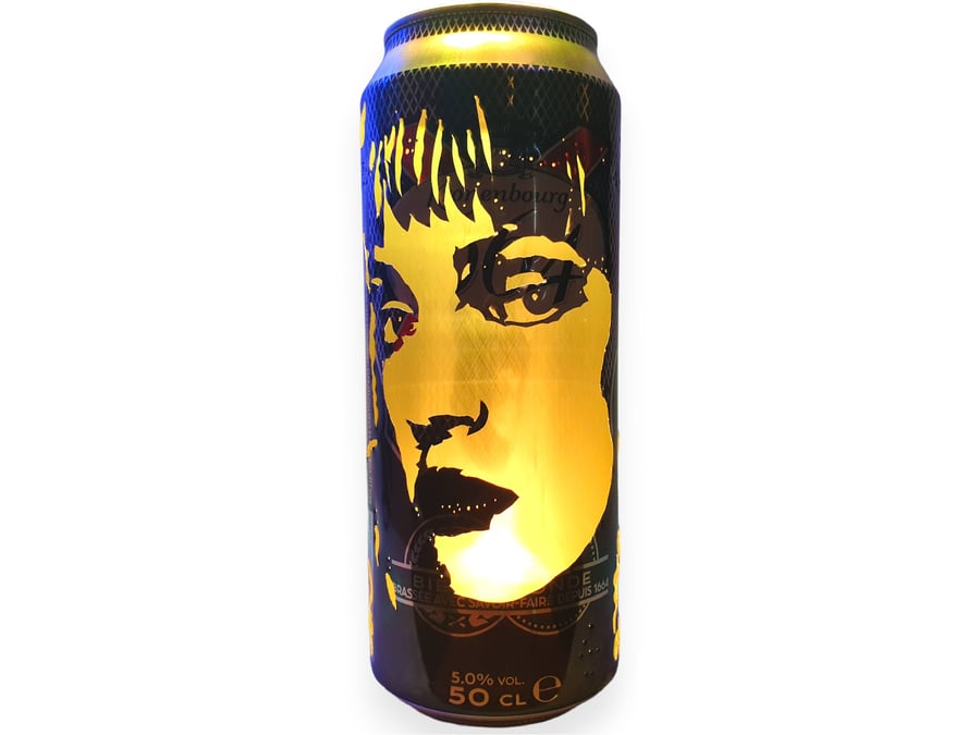 Uma Thurman 'Pulp Fiction' Beer Can Lantern! Qu... - Folksy