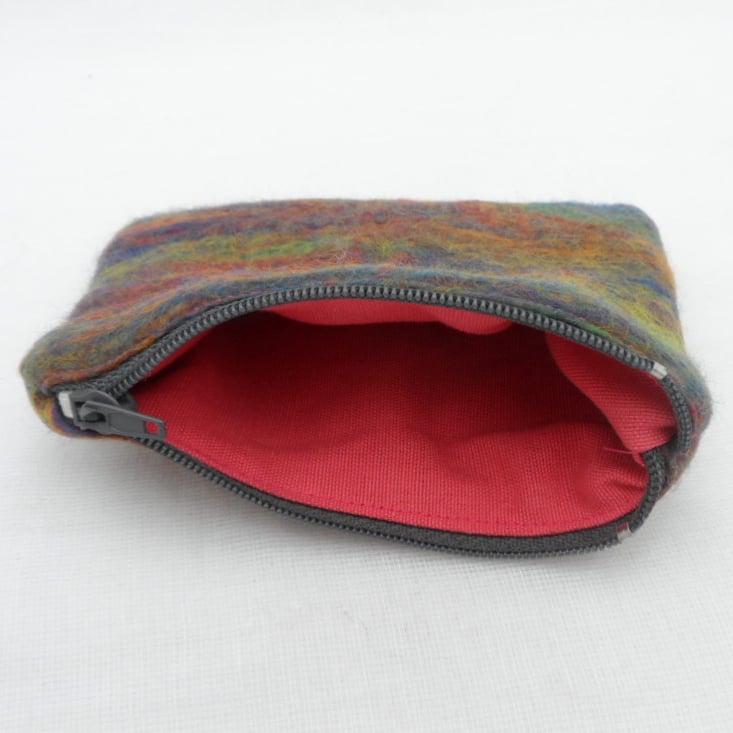 Coin Purse rainbow felted - Folksy