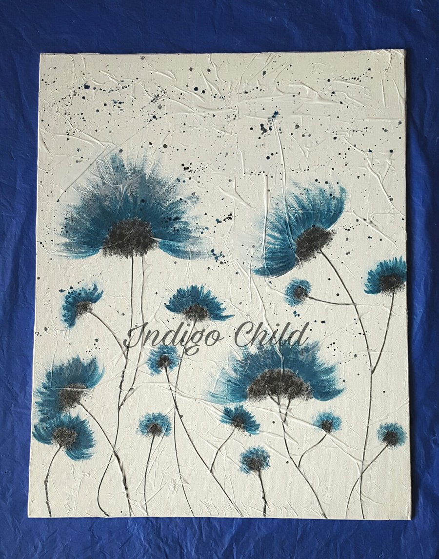 Art Painting Wild Flowers Painting - Folksy