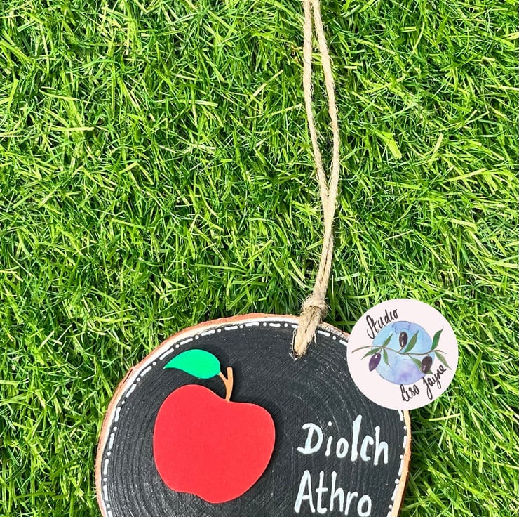 Welsh Diolch AthroAthrawes Thank You Teacher Gift - Folksy