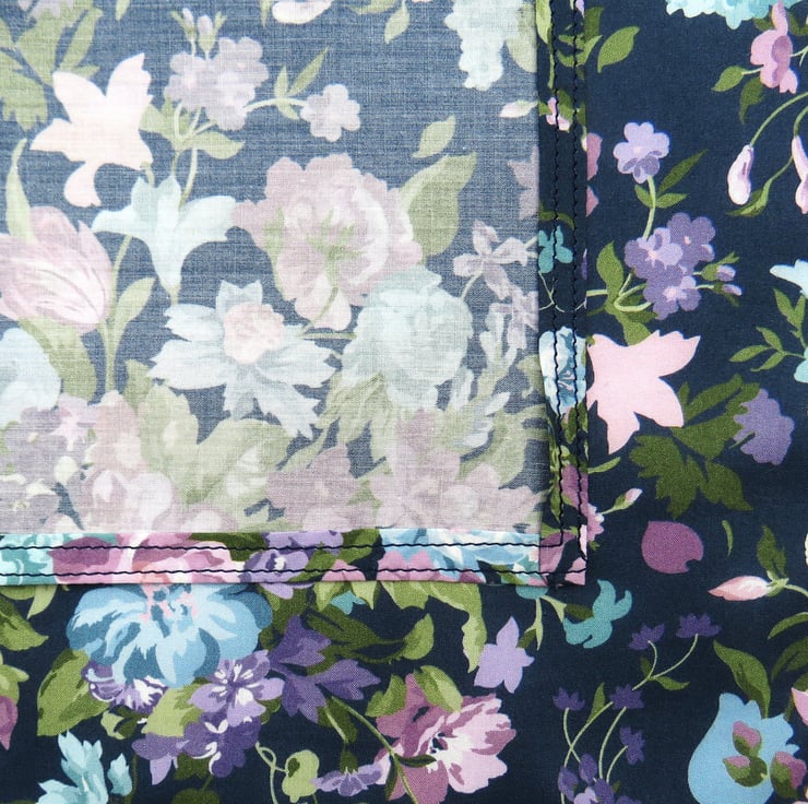 Liberty print handkerchief, Bridgerton Bouquet ... - Folksy