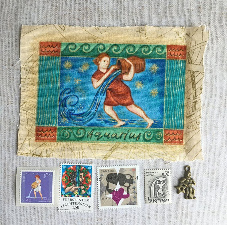 Zodiac craft stash, astrology, zodiac stamps, z... - Folksy
