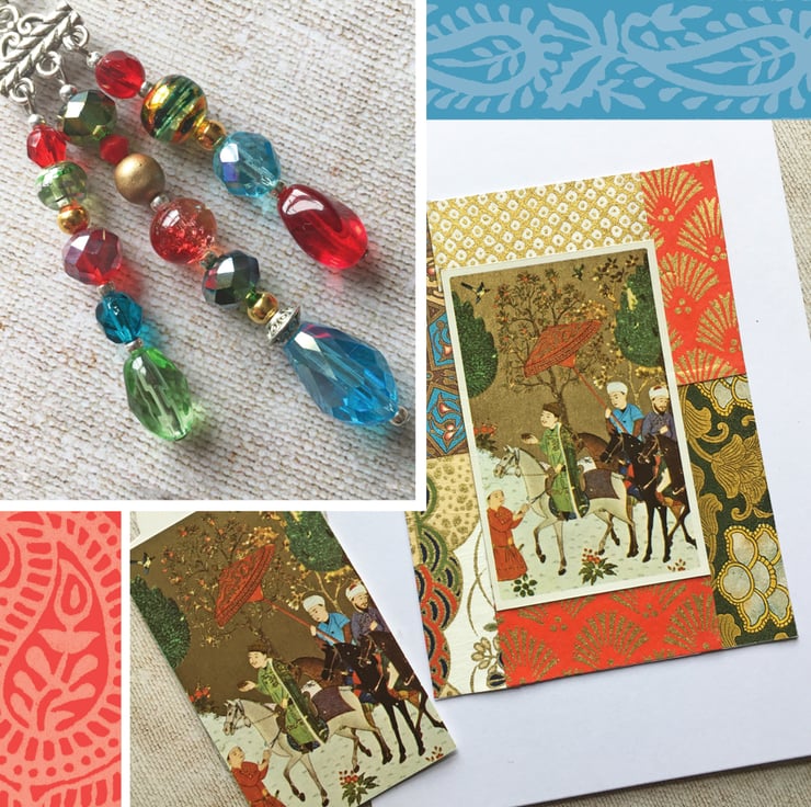 Handmade bag charm, card and tag, gift bundle, ... - Folksy