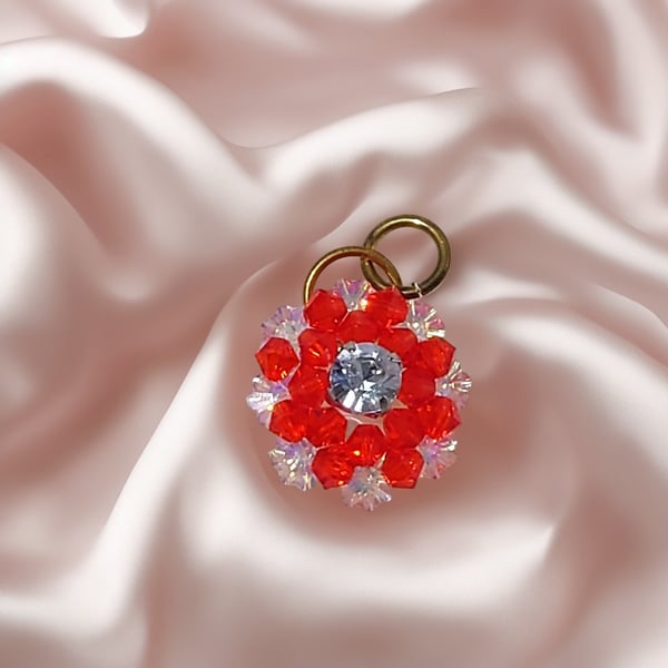 Sunset Bloom Radiance Pendant - Folksy