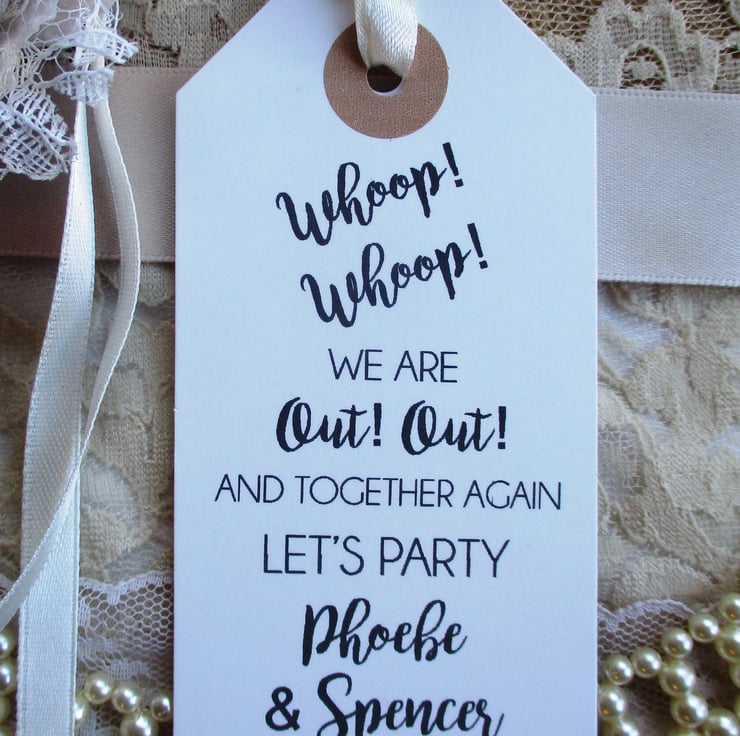 Whoop! Whoop! Wedding Let's Party Celebration P... - Folksy
