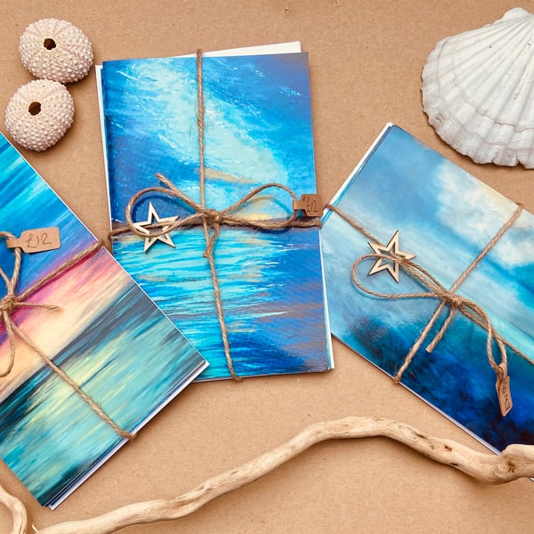 Greeting Card Art Prints (bundle x 3) - Folksy