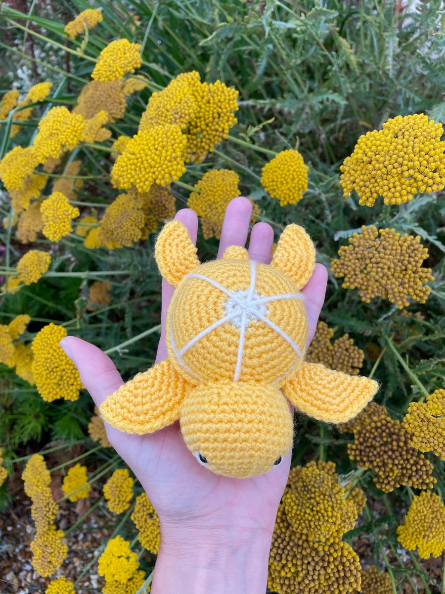 Lemon Crochet Sea Turtle - Folksy