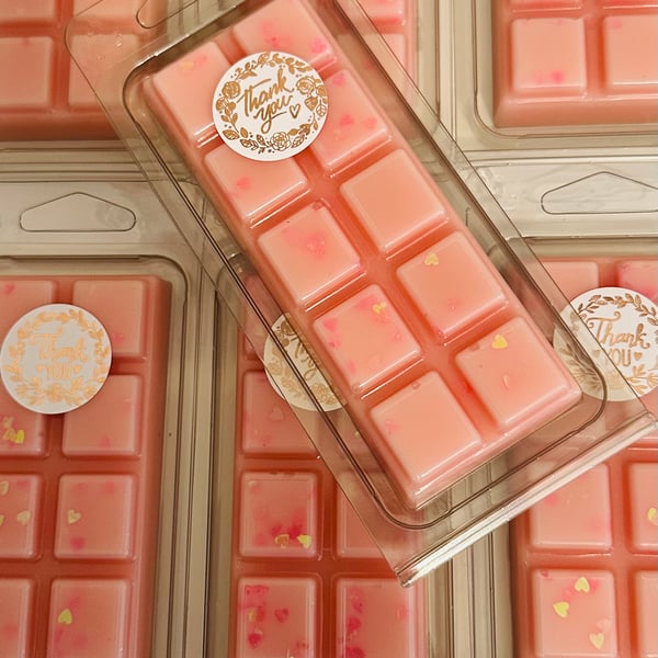 Pink Fizz Wax Melt - Folksy