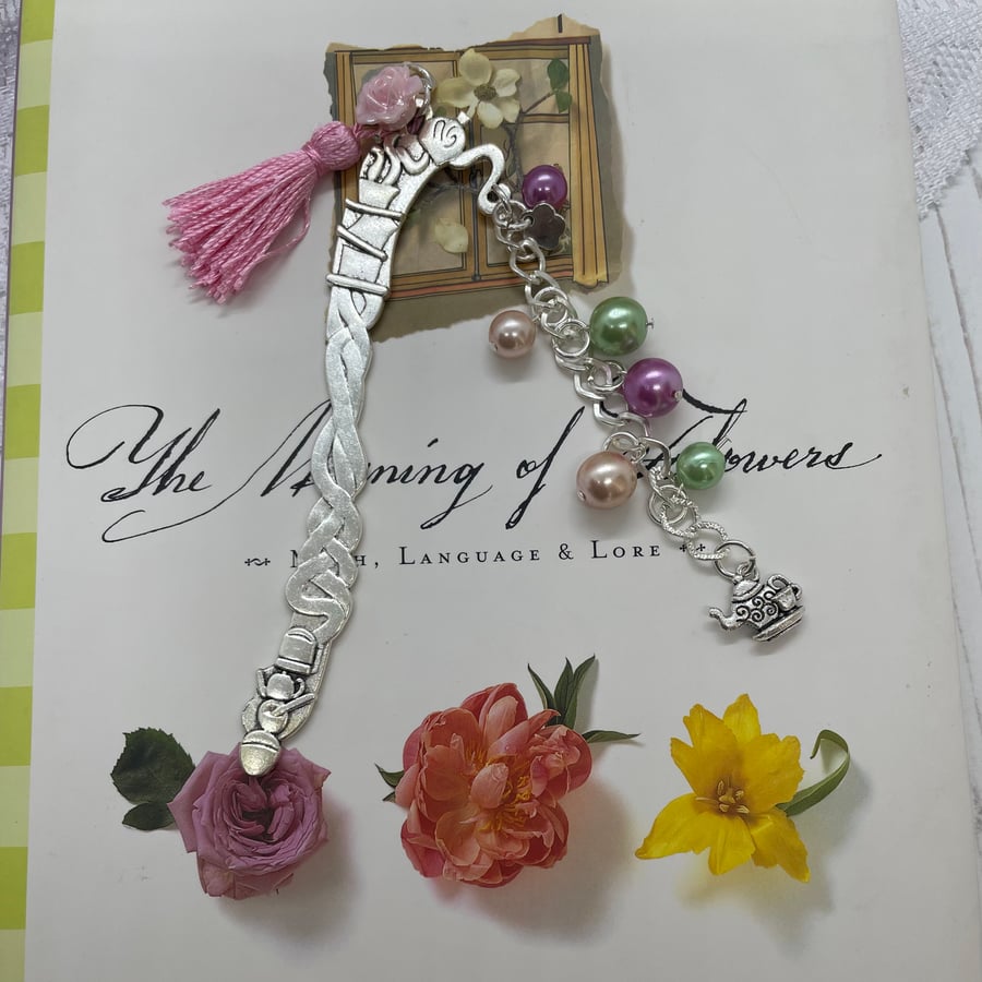 Afternoon Tea Bookmark B8 - Folksy