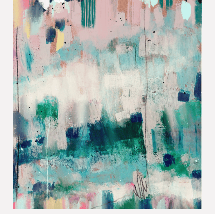 Music Poster - Pink Floyd - The Wall - Abstract... - Folksy