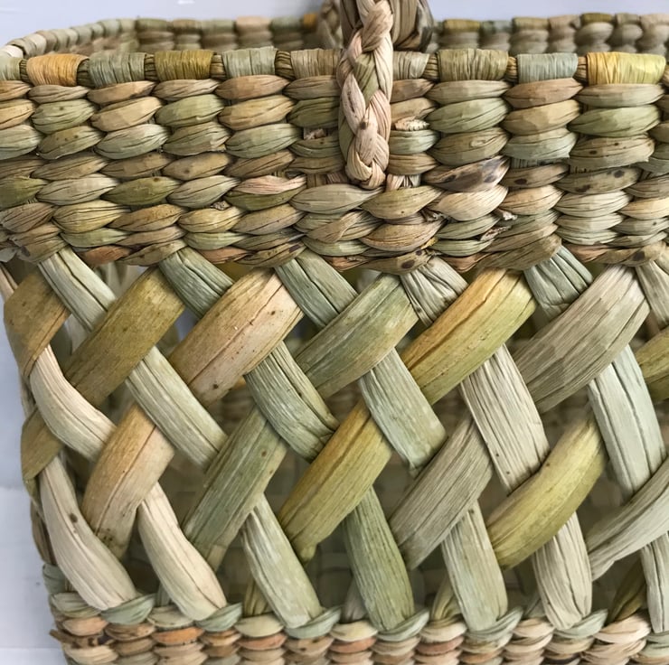 Handwoven Rush Basket or Handbag - Made in Corn... - Folksy