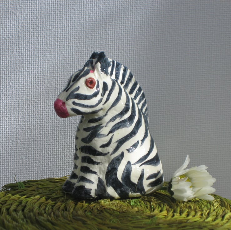 Sale! Zebra Model in Clay. Half-price! - Folksy