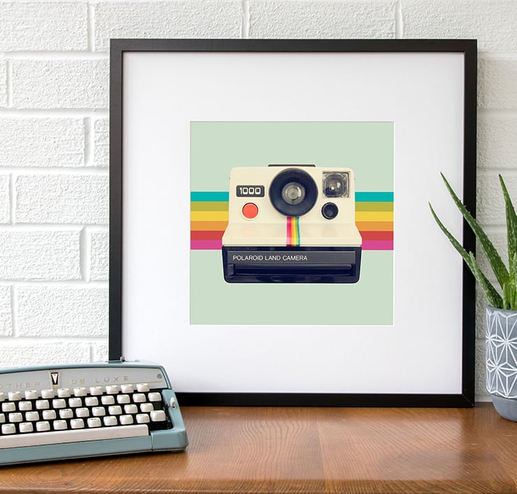 Retro camera wall art - Modern camera art - Coo... - Folksy