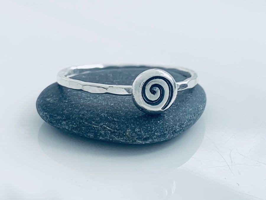 Recycled Handmade Sterling Silver Stacking Rings - Folksy