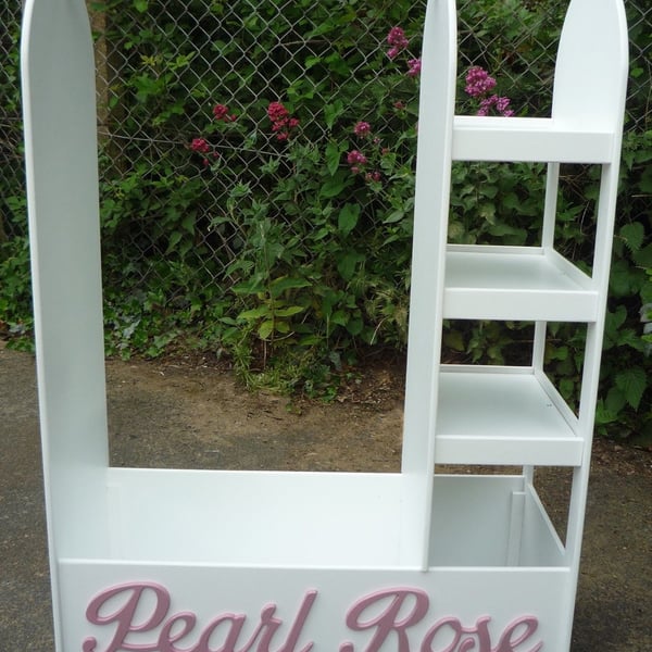 Dressing up stand with hanging rail and 3 shelv... - Folksy