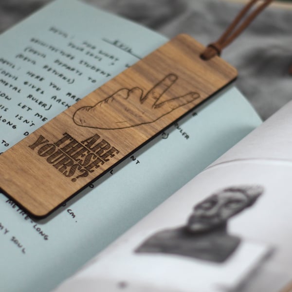 Handcrafted Wooden Bookmark - Personalised Gift... - Folksy