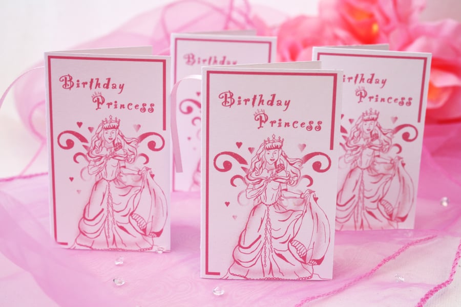 Princess Birthday Gift Tags - Folksy