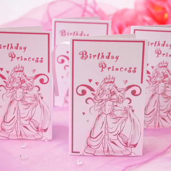 Princess Birthday Gift Tags - Folksy