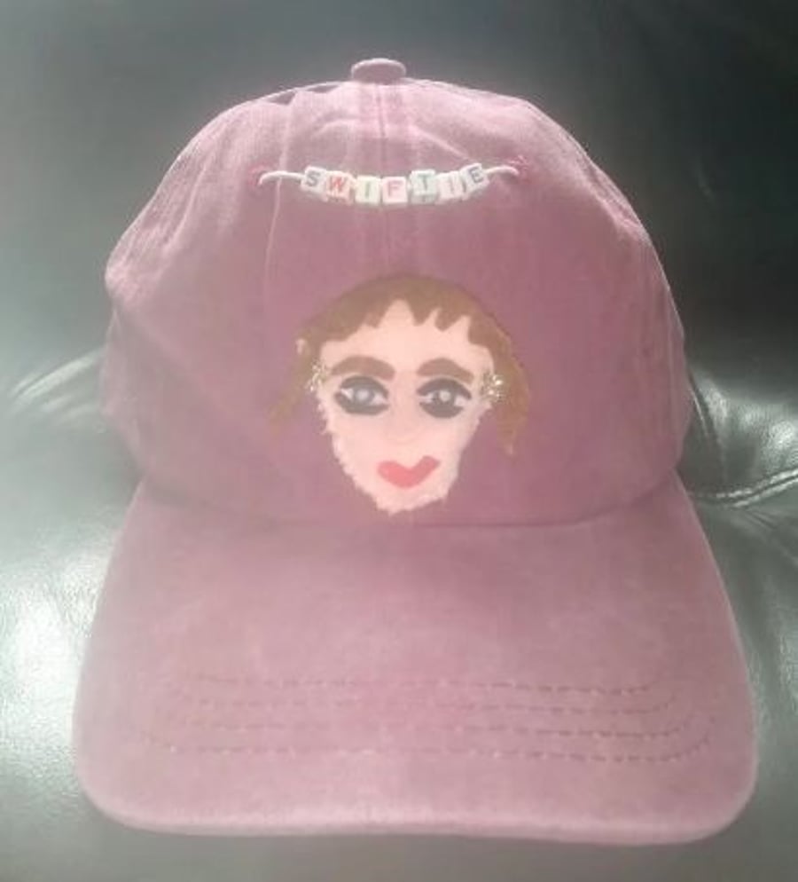 Taylor Swift unofficial baseball cap with hand... - Folksy