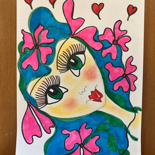 Fairy Drawing - Folksy