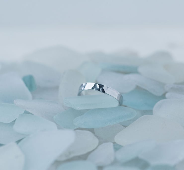 Eco silver Ripples Ring - Folksy