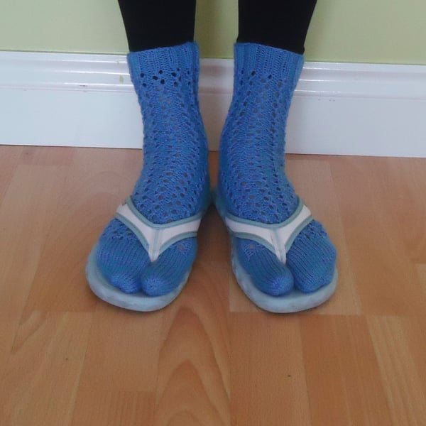 Flip Flops Socks, Split Toe Socks, Thong Socks,... - Folksy