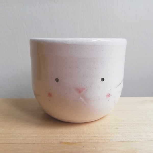 Handmade ceramic bunny rabbit succulent plant p... - Folksy