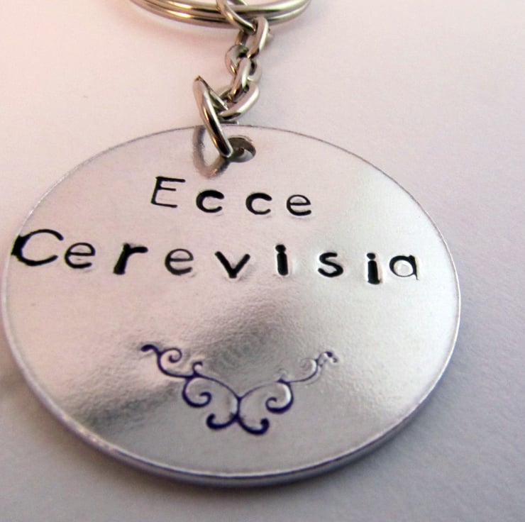 Beer Keyring, Robert Rankin Keyring - Folksy