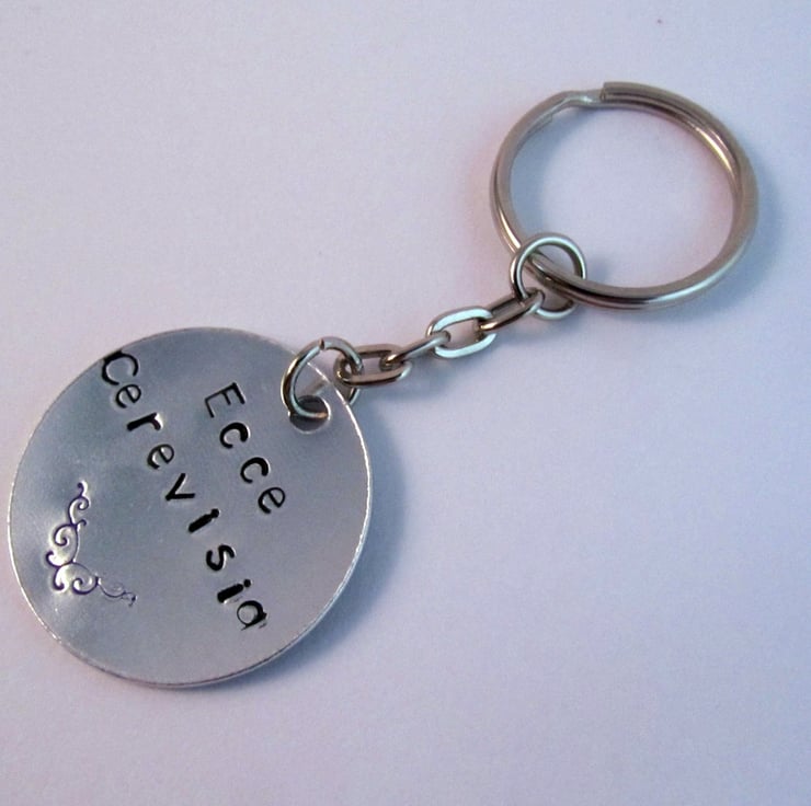 Beer Keyring, Robert Rankin Keyring - Folksy