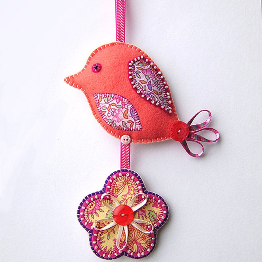 Bird Decoration - Folksy