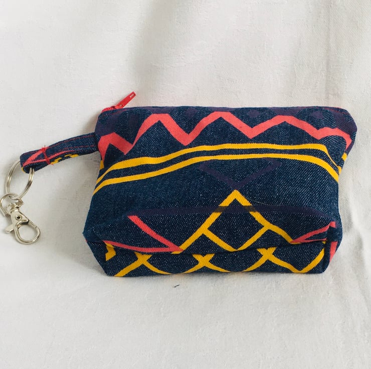 Small Coin Purse, Clip pouch, Keyring Pouch, Zi... - Folksy