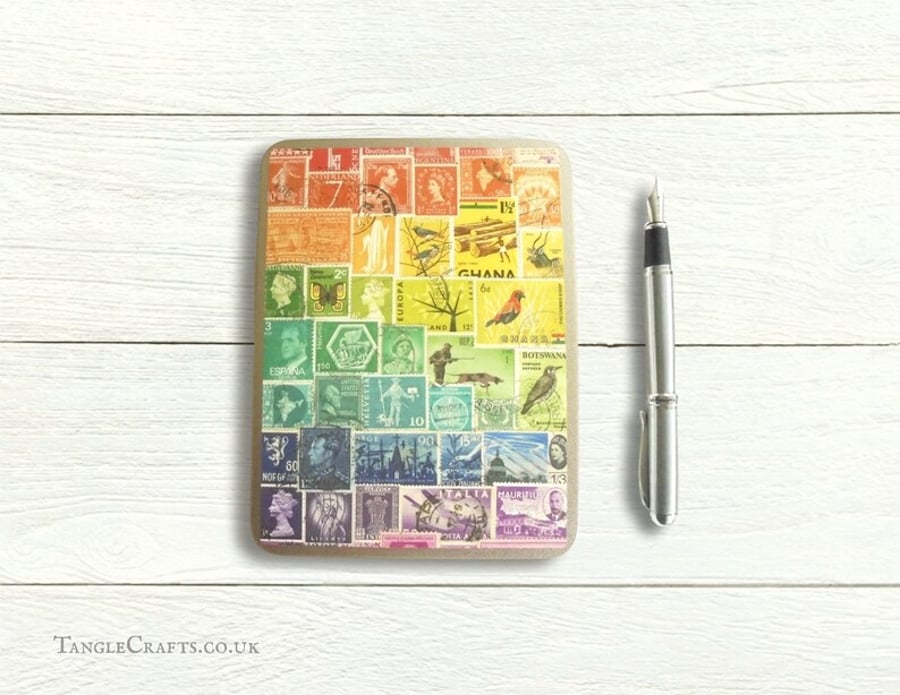 Sunset Stamp Art Storage Tin with hinged lid - ... - Folksy