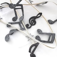 Musical Note Bunting - Folksy